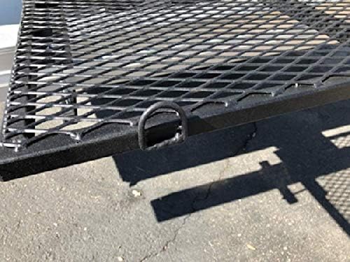 RV Bumper C Folding Storage Rack Heavy Duty Steel with Rugged Truck Be ...